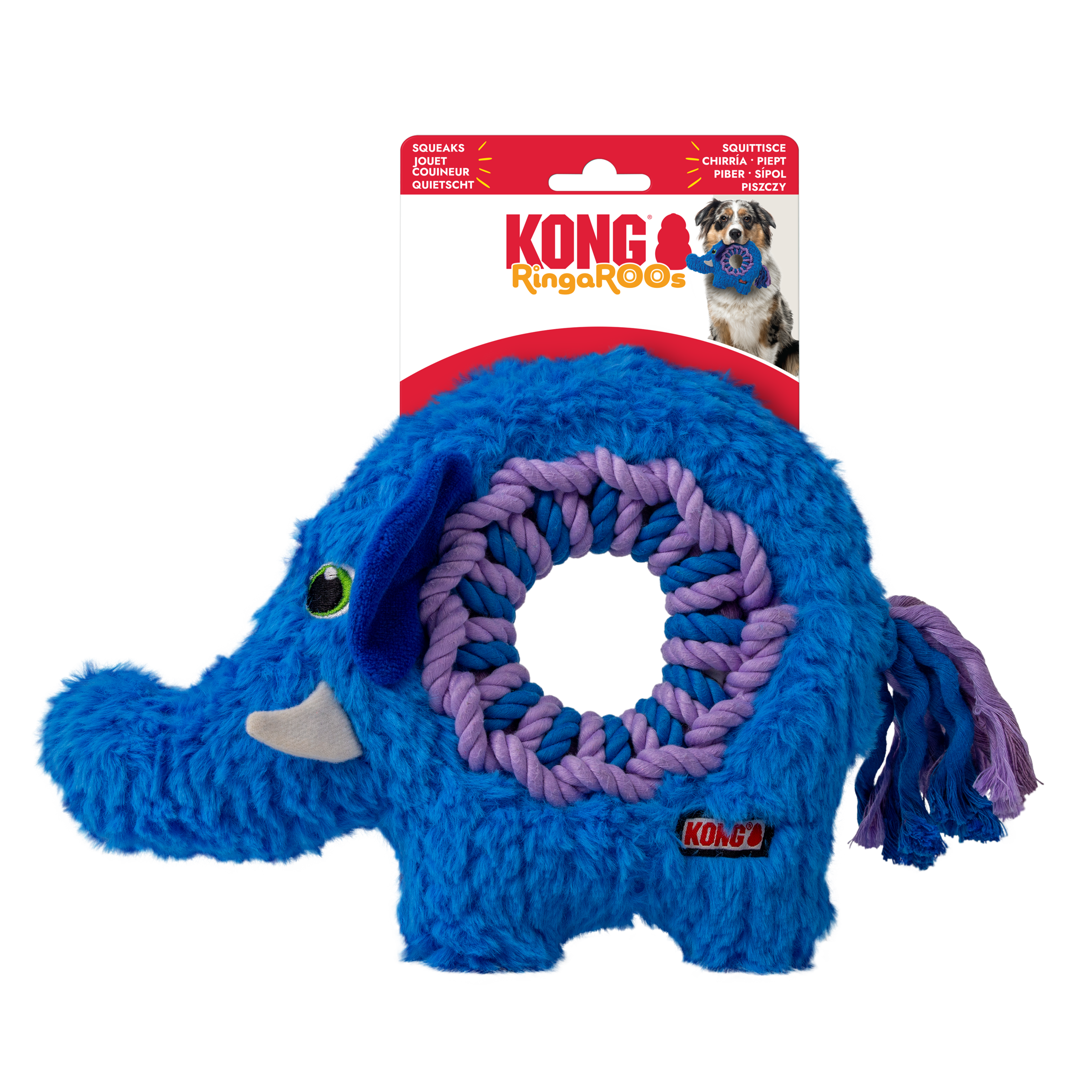 KONG Ringaroos Pig & Elephant – Bark n Bite